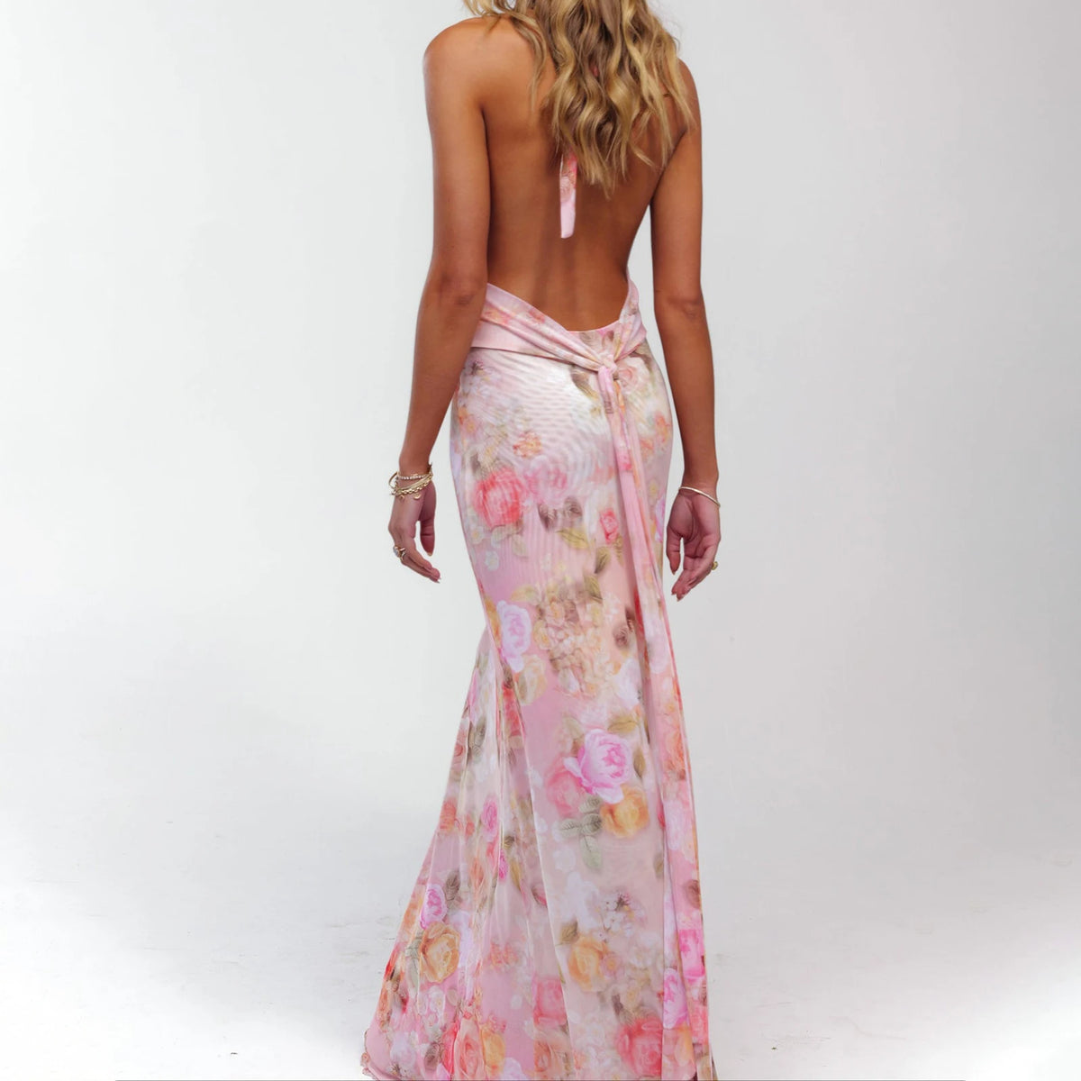 Robe longue chic et fluide pour femme pour cérémonie de mariage ...