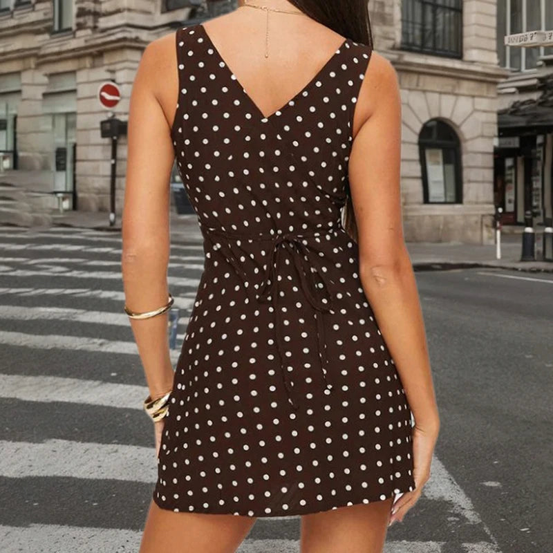 Robe Mini a Pois – Bohème Infinity